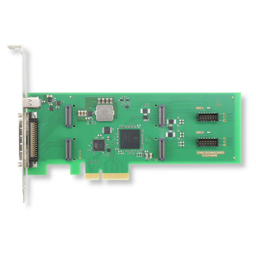 TPCE210 | PCI Express x4, Gen 2, Dual QMC Carrier | TEWS Technologies GmbH